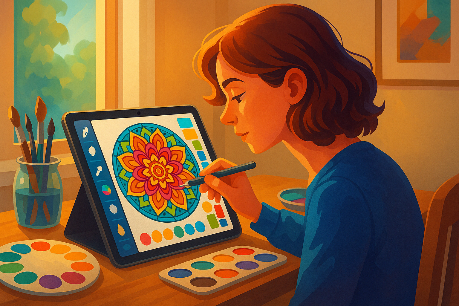 Why is painting on your phone a good idea?